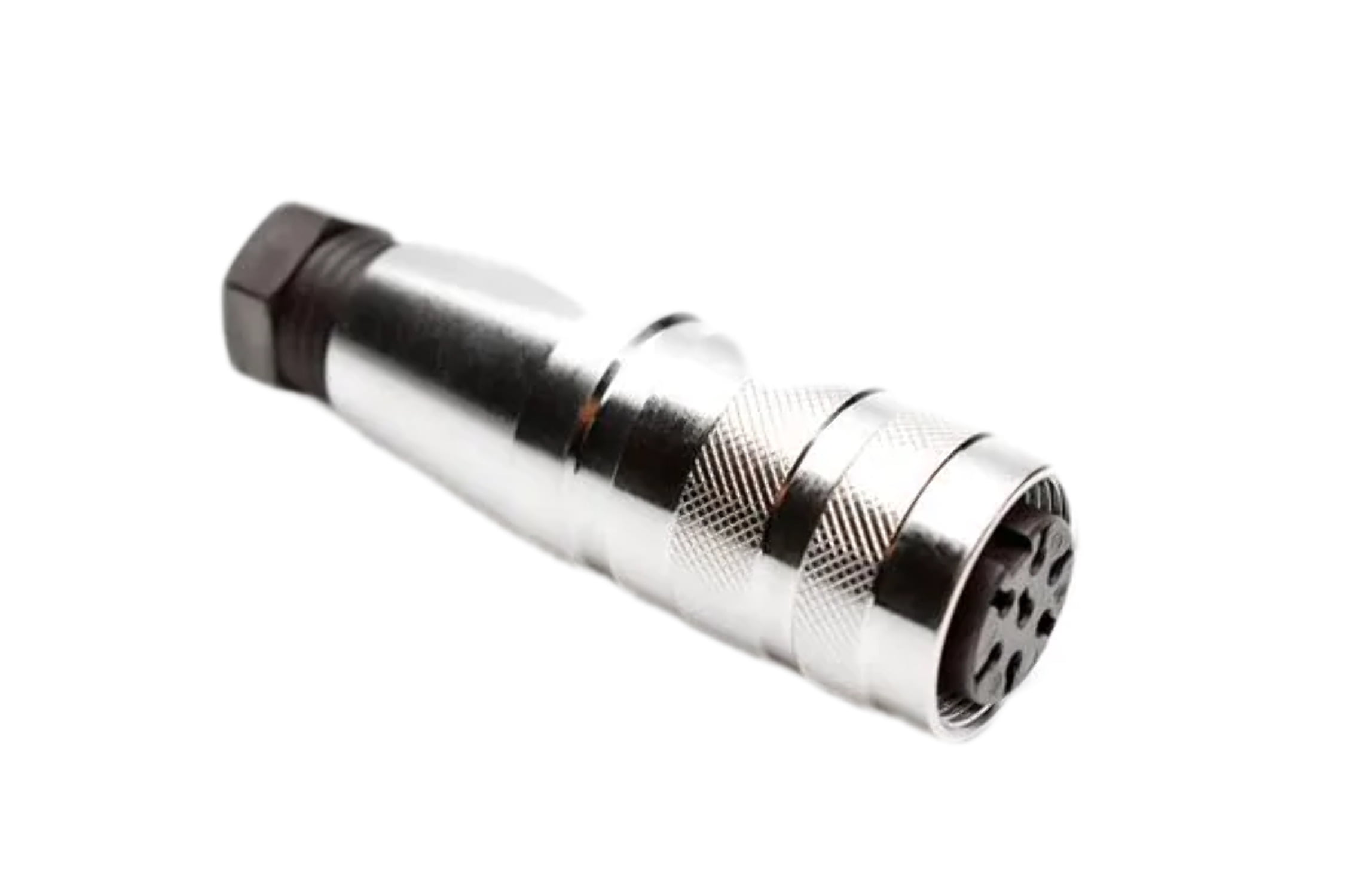 C091-31D007-100-2 Circular DIN Connectors Female 7 Pin Cable straight ...