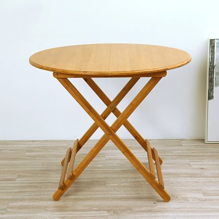 Picnic Folding Table, Home Eating Table, Bamboo Portable Table, Solid ...