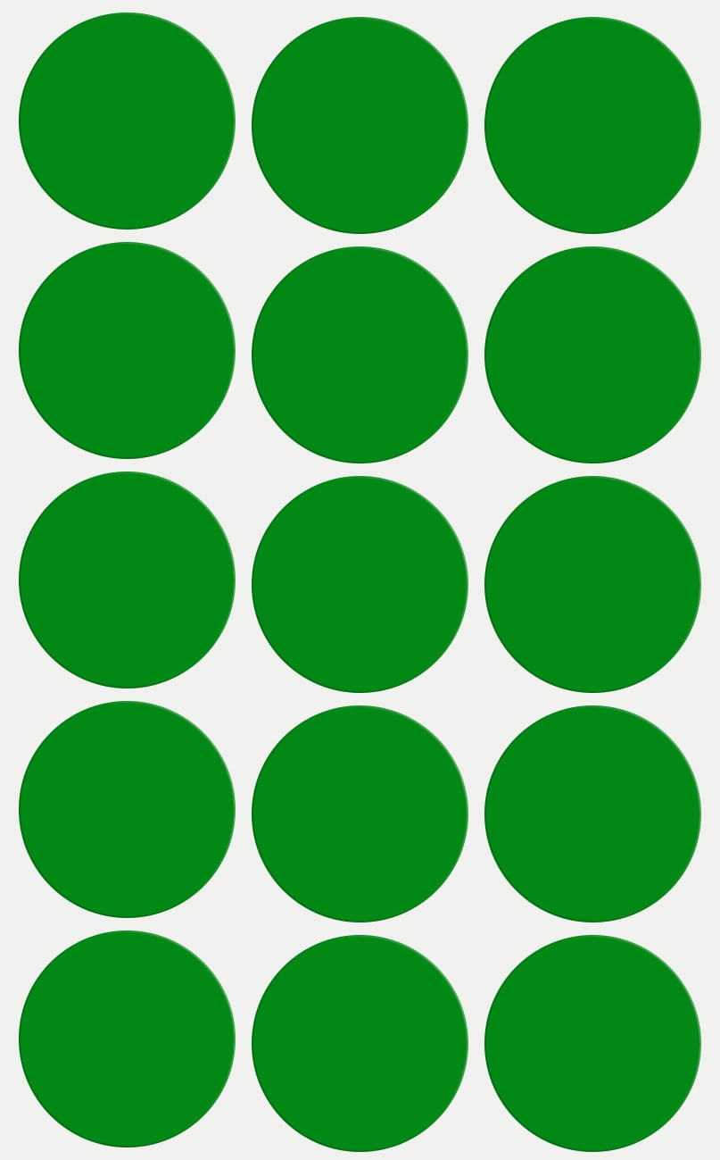 Royal Green Sticker Dots Green Labels for Inventory and Labeling 30mm ...
