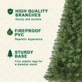 6ft Artificial Christmas Tree, Classic Green Xmas Tree with Full 400 ...