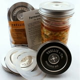 Stainless Steel Fermentation Jar Kit | 3 Waterless Fermenter Airlock ...
