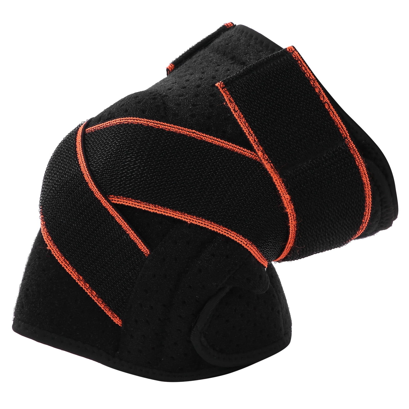 Rodillera, Protección Deportiva Naranja Y Negro Compresión Alivio Del ...