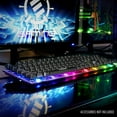 ENHANCE Voltaic 2 Gaming Keyboard - LED Backlit Membrane Keyboard with ...