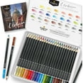 Castle Art Supplies Urban Themed 24 Colored Pencil Set in Tin Box ...