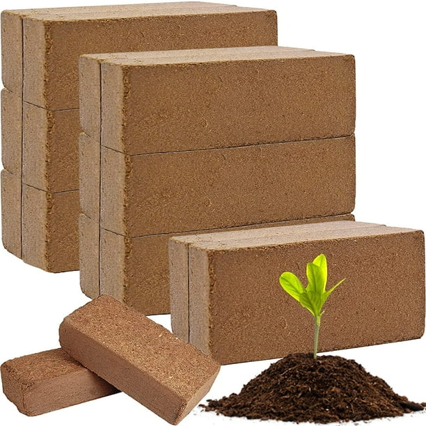 ZeeDix 20 Pcs Premium Coconut Coir Compressed Coco Coir 100% Organic ...