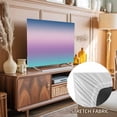 Blue Purple TV Dust Cover 40 Inch, Pink Teal Gradient Computer Monitor ...