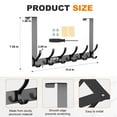 eZAKKA Heavy Duty Over The Door Hooks, Stainless Steel Coat Hanger ...