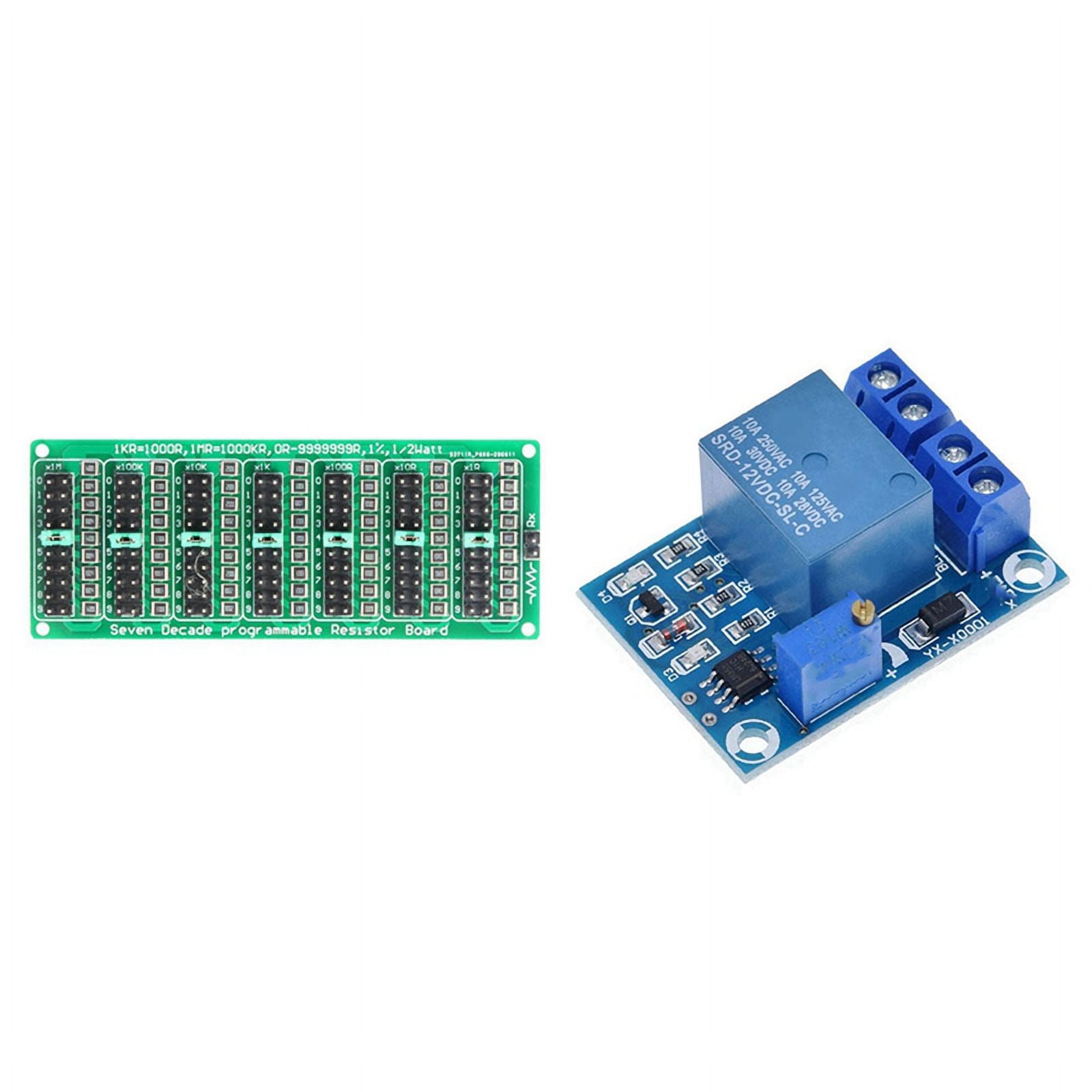 Resistencia SMD programable de 7 décadas 1R - 9999999R con módulo de gestión de subtensión de ...