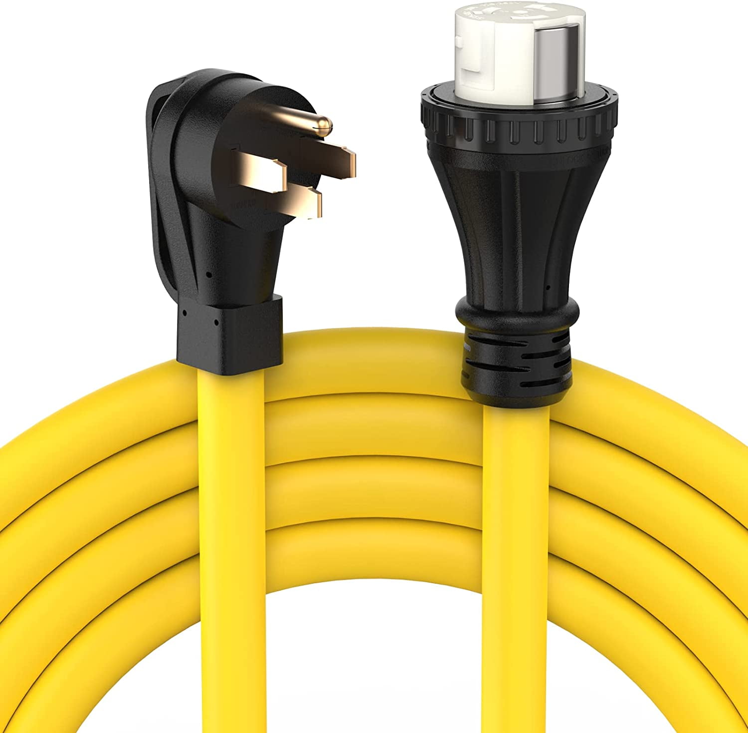 TOOLIOM 125/250V RV Power Generator Extension Cord 14-50P & SS2-50R STW ...