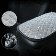 Bling Car Armrest Cover Luster Crystal Car Center Console Cover ...