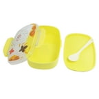 Classic Cuisine Square Expandable Lunch Box with Dividers - Walmart.com