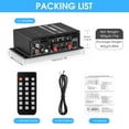 LineYDI 800W 2 Channel bluetooth Mini HIFI Power Amplifier Audio Stereo ...