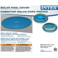 Intex Solar Pool Cover, 16FT Round, Above Ground Pools, Bubble ...