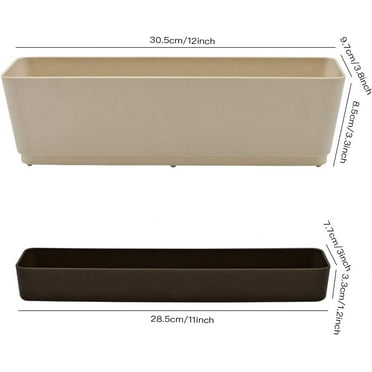 Modern Window Box Planter with S Brackets. Madeira Window Box Planter ...