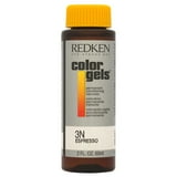 Redken Color Gels Permanent Conditioning Haircolor 3N - Espresso, 2 Oz ...