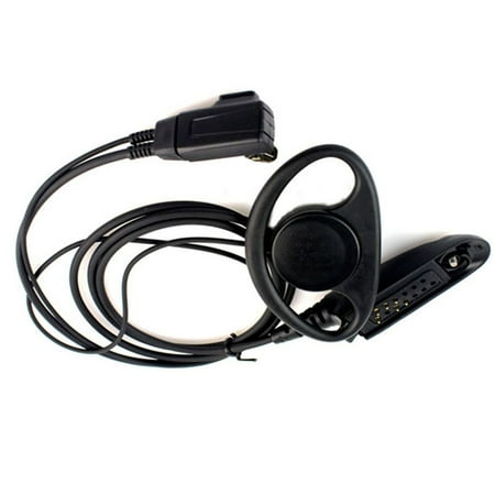 D-Shape Earpiece Earphone Headset for Two Way D-Shape Earphone Radio ...