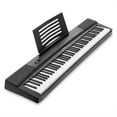 Hamzer 88-Key Electric Weighted Pedal Digital Piano with Touch ...