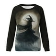 asdoklhq Witch Halloween Vintage Graphic Tee Party Shirts ...