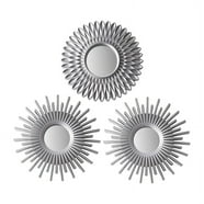 Better Homes & Gardens 3-Piece Round Sunburst Mirror Set in Gold Finish ...