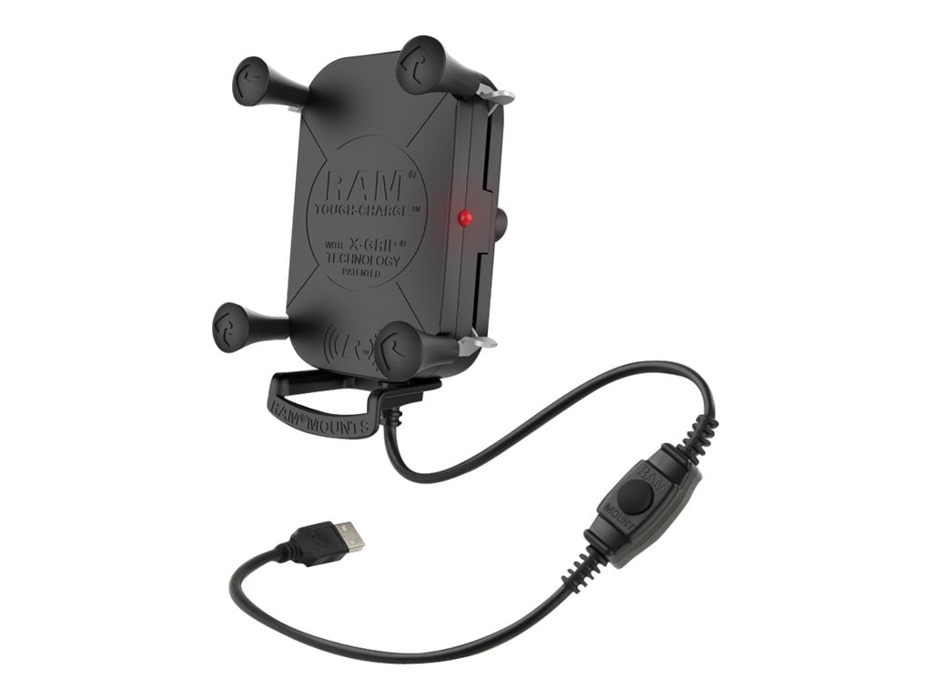 RAM Tough-Charge with X-Grip Tech - Car wireless charging holder - 10 ...