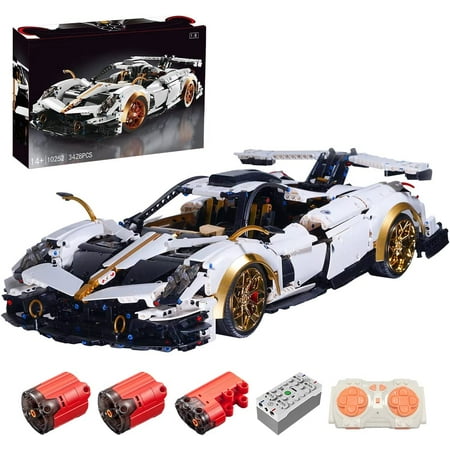 MSYMY Technic Car Building Kit for Pagani Huayra, 1: 8 RC Supercar ...