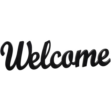 Rustic Wooden Welcome Words Decor Sign Wooden Cutout Word Wall Sign ...