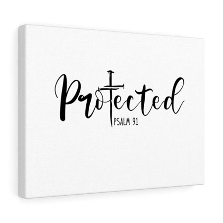Scripture Walls Protected Cross Psalm 91 Bible Verse Canvas Christian ...
