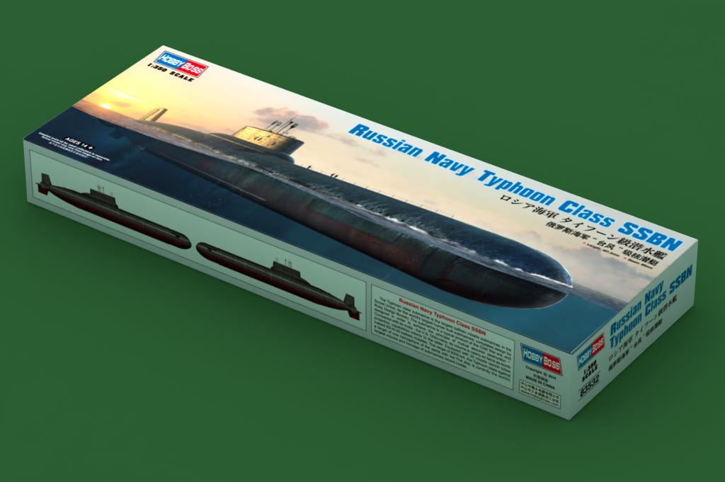 Hobby Boss Russian Navy Typhoon Class SSBN Model Kit Multi-Colored ...