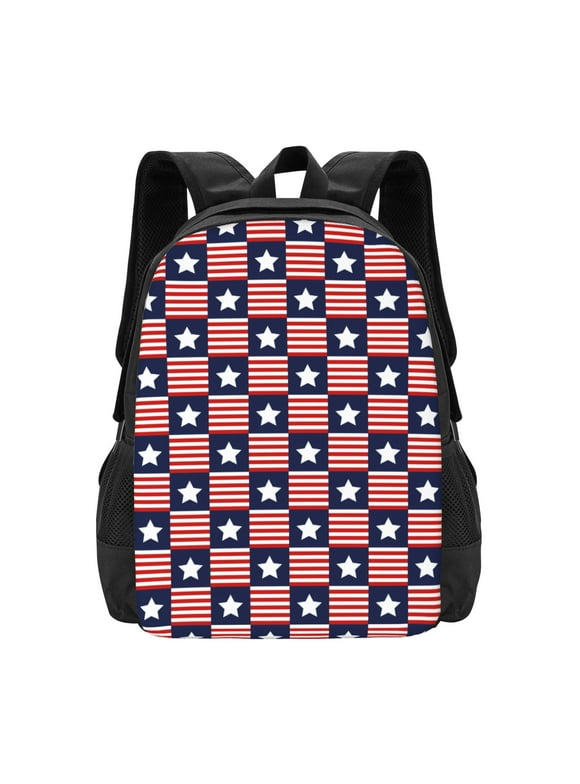 Red White And Blue Backpack