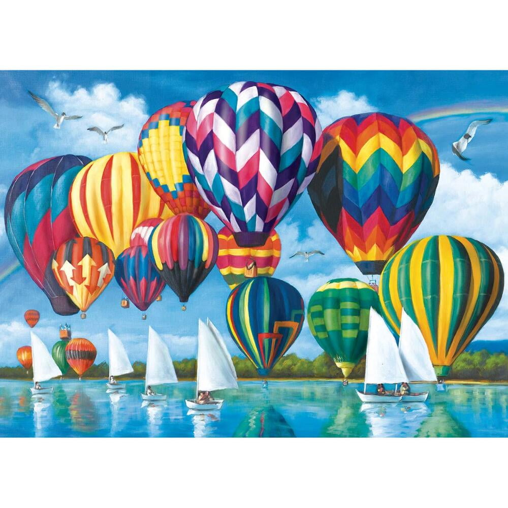 LaFayette Puzzle Factory Hot Air Balloons Jigsaw Puzzle - Walmart.com