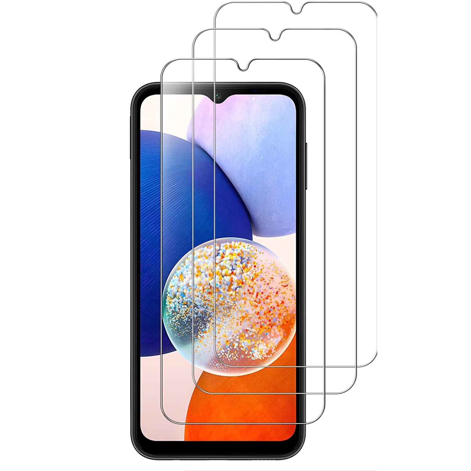 Allytech 3 Pack Screen Protector for Samsung Galaxy A14 5G 6.6-Inch 9H ...