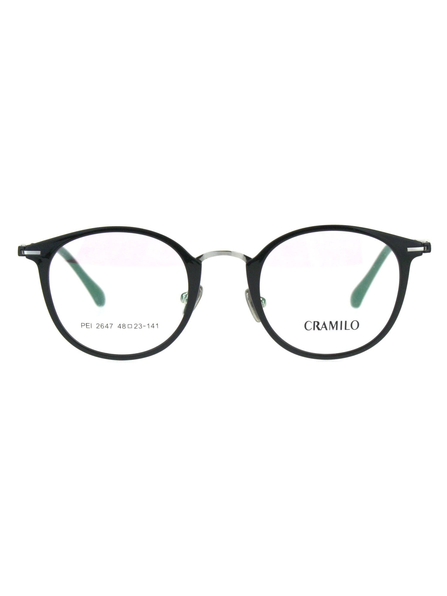 Optical Quality Round Keyhole Circle Lens Horn Eyeglasses Frame Shiny ...