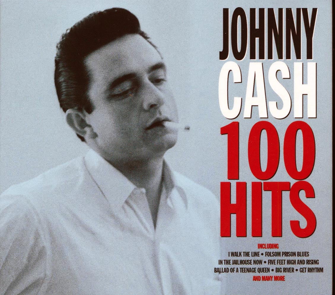 Johnny Cash - 100 Hits (100 tracks) (4xCD) (deluxe 4-fold digipak) - CD ...