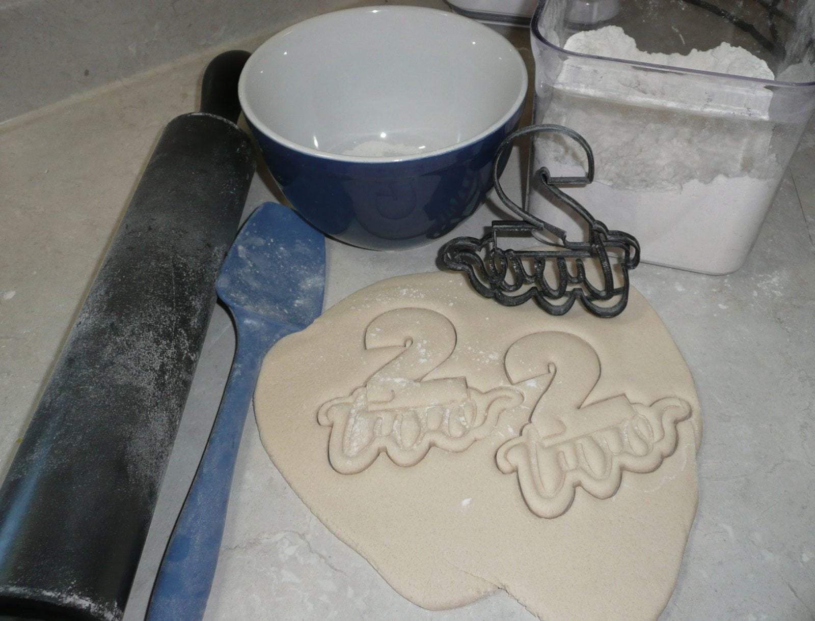Number Two 2 With Word Birthday Anniversary Cookie Cutter USA PR2403 ...