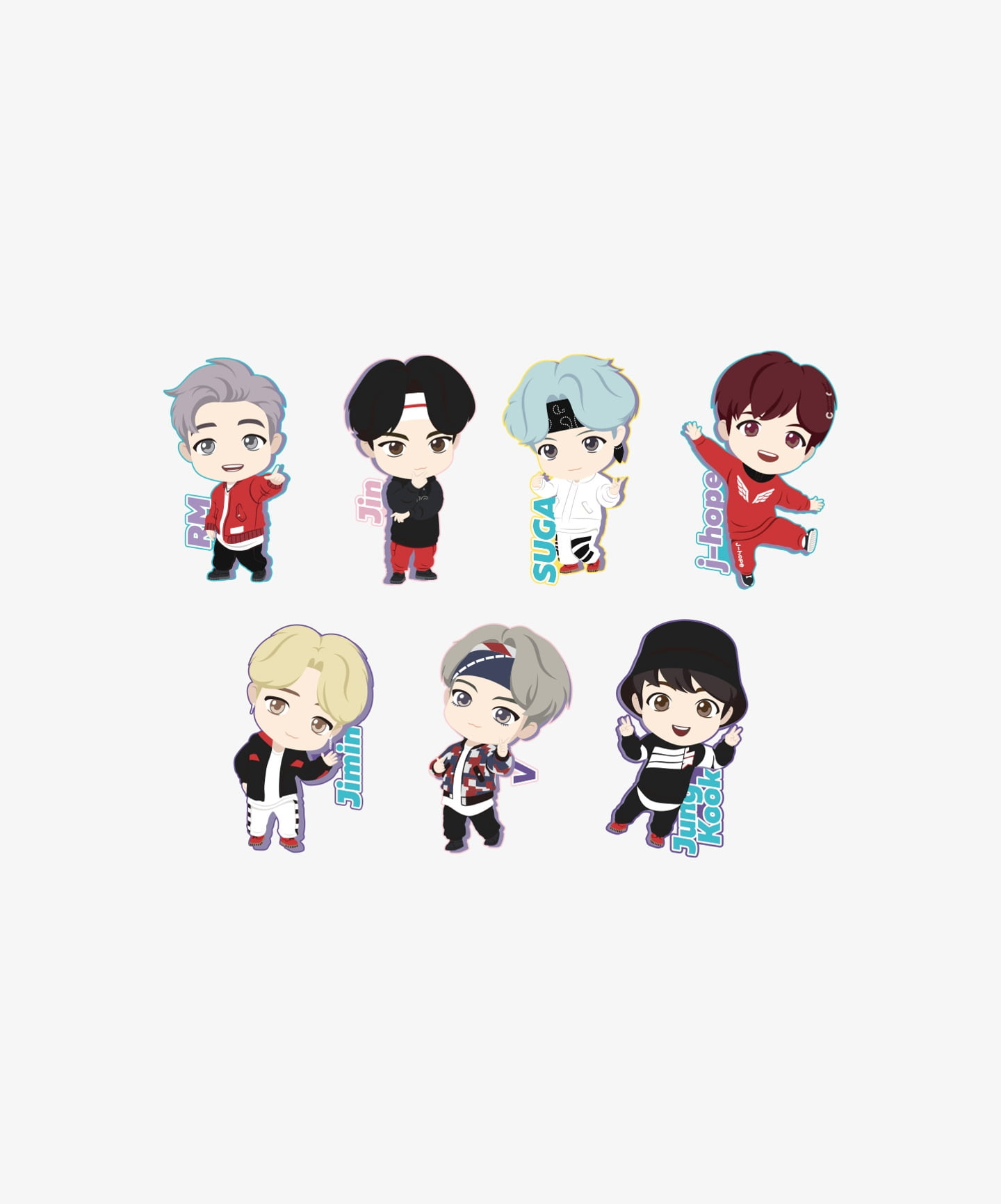 BTS TINYTAN Soft Mascot Magnet (RM) - Walmart.com