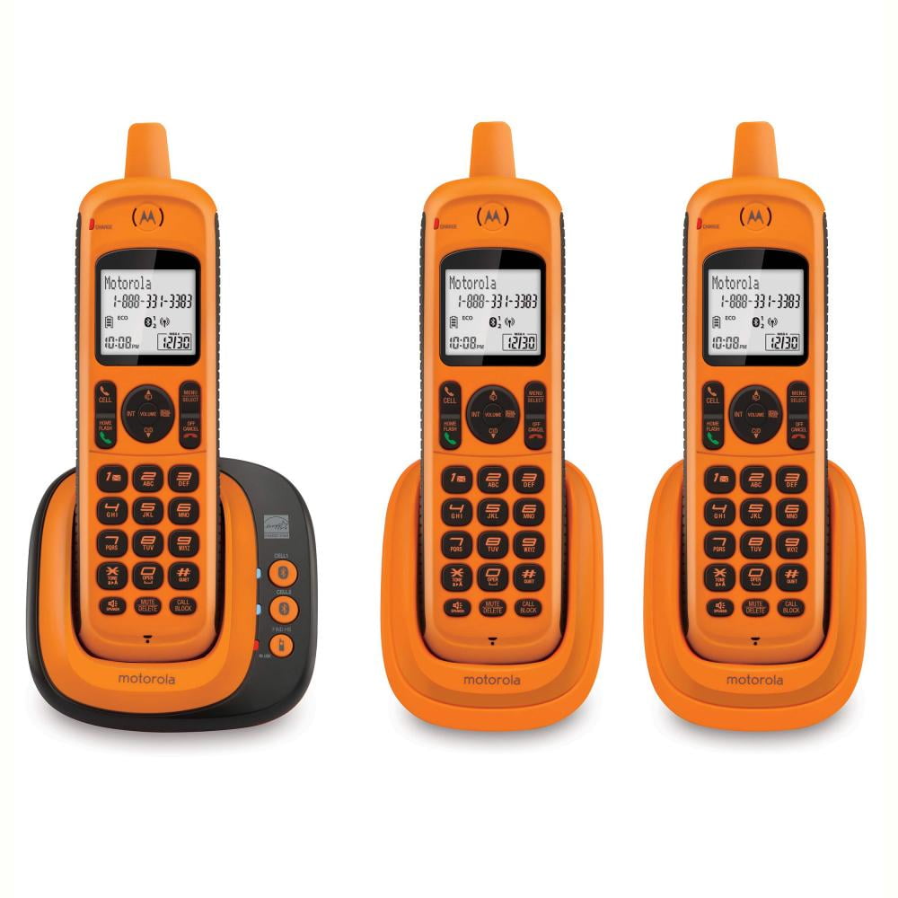 Motorola XT801/XT8-2 3-handset Rugged Cordless Bundl - Walmart.com ...