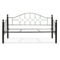 Bianca Complete Metal Daybed with Link Spring Support Frame and Arched ...