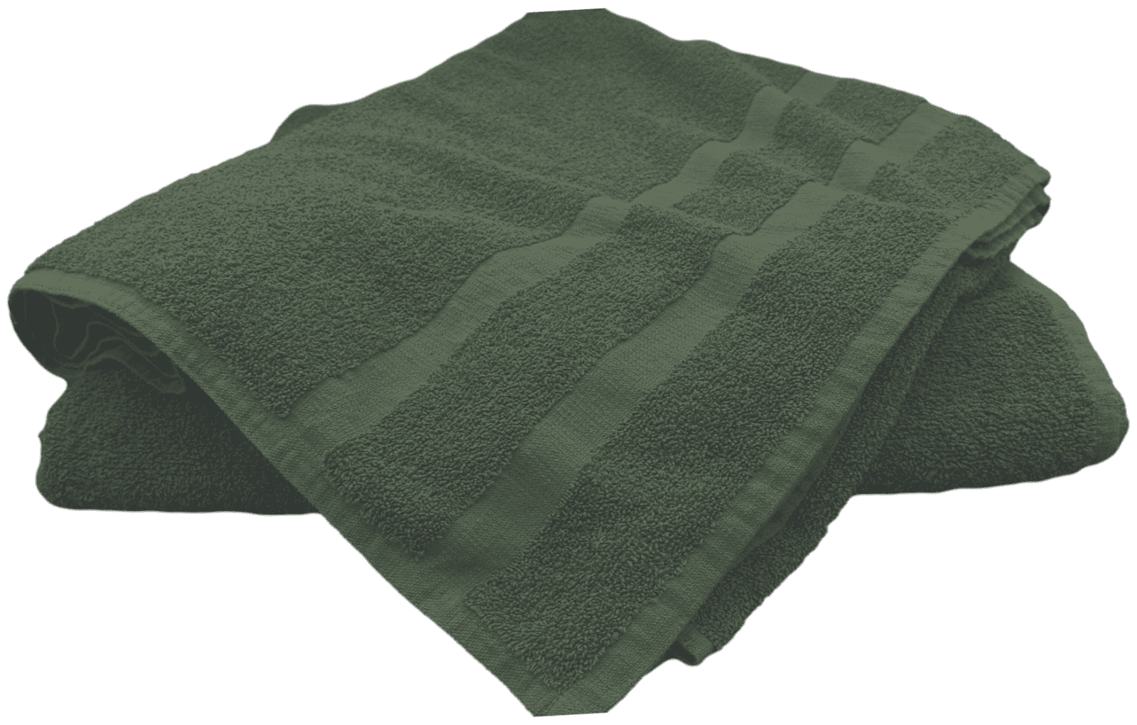 6 Pack Poolside Beach Pool Spa Towels Solid Evergreen 100% Cotton 36" x ...