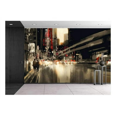 wall26 - Oil Painting Vector Illustration. I, The Artist, owns The ...