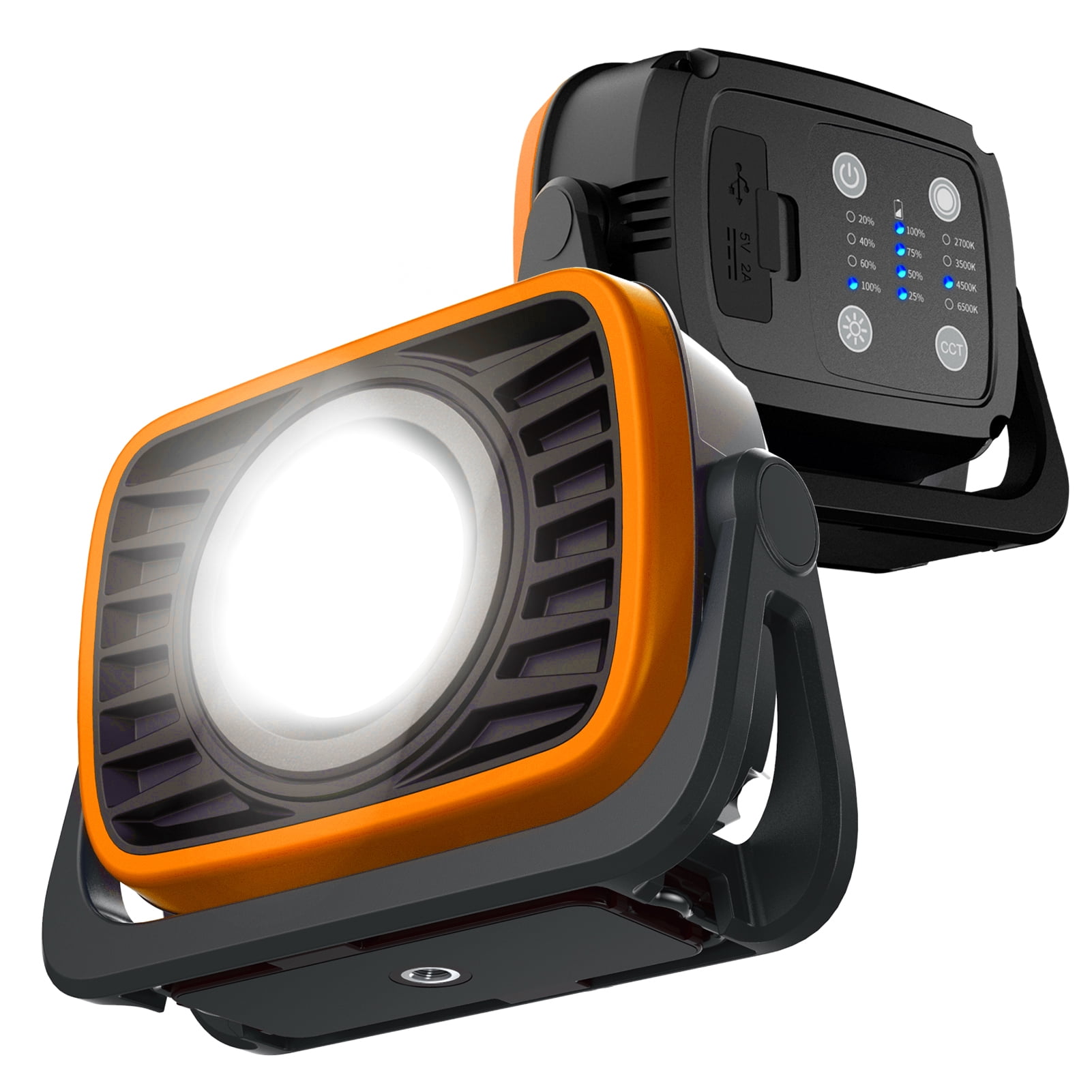 LED Mechanic Work Light Rechargeable 2000 Lumen COB Portable Flood ...