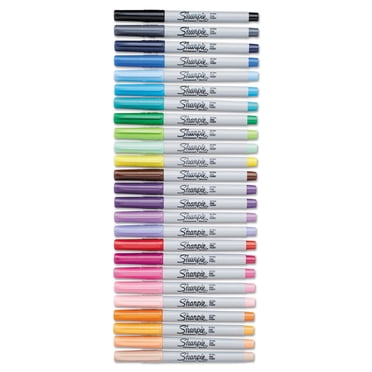 Ultra Fine Tip Permanent Marker Extra-Fine Needle Tip, Assorted Color ...