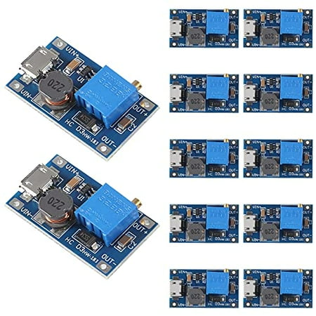 MT3608 DC to DC Step Up Boost Converter, MELIFE MT3608 with Mico USB DC ...