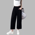 AGKIZG Solid Color Ice Silk Dry Proof Sun Protection Casual Long Pants ...