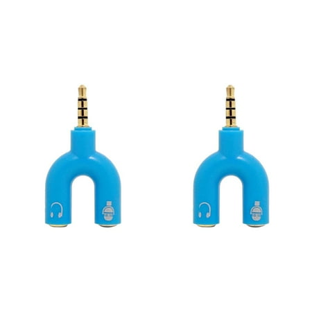 maskred Earphone Splitter Earbud for Jack Divider 3.5mm Audio U Shape ...