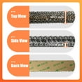 Wood Stove Gasket, Self Adhesive Stove Window Glass Gasket, 1" Width 72 ...