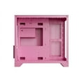 DIYPC Pink Gaming Case, Micro ATX, USB3.0, Dual Glass Panel, 3 ARGB ...