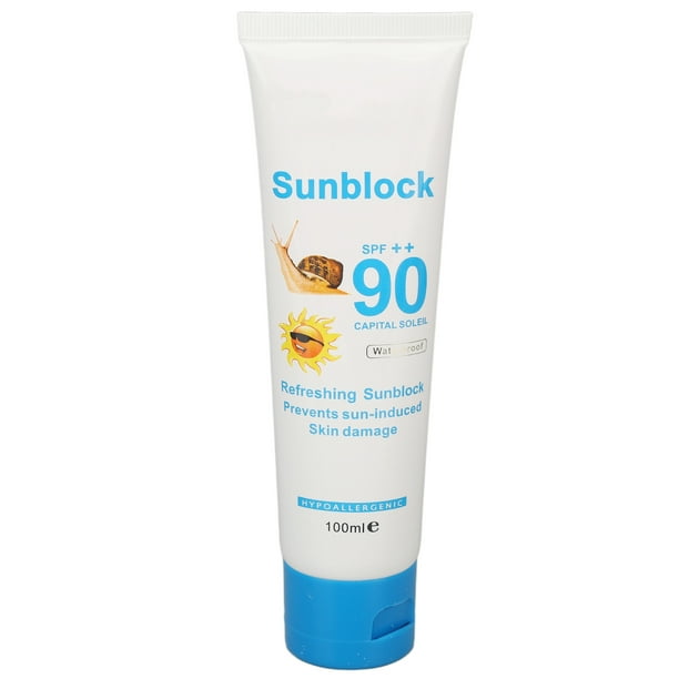 Bloqueador Solar Corporal Loción Protectora Solar SPF90 PA++ Seguro Profesional para Vacaciones ...