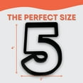 5 Block Numbers Cookie Cutter (3.5 inch) - Walmart.com