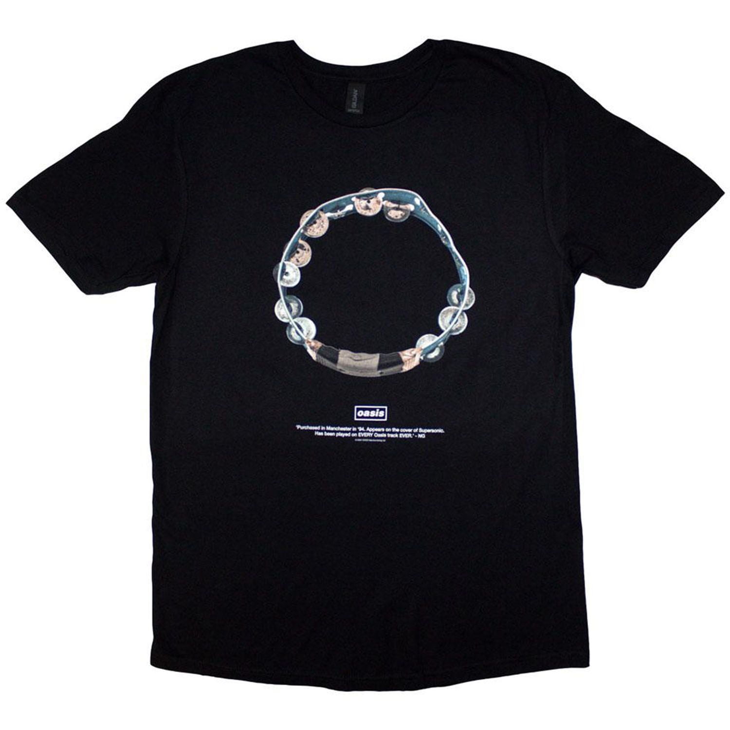 Click here for Oasis Adult Definitely Maybe Tambourine T-Shirt L prices