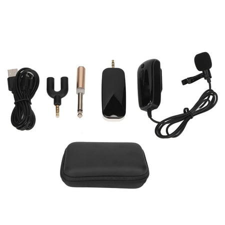 Wireless Lapel Microphone System, Intelligent Noise Reduction UHF ...
